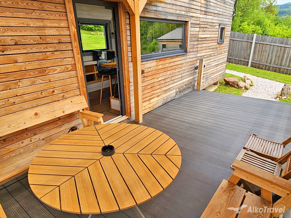 Chata Chata Lhota - s koupacím sudem k pronajmutí - ubytování Adršpach