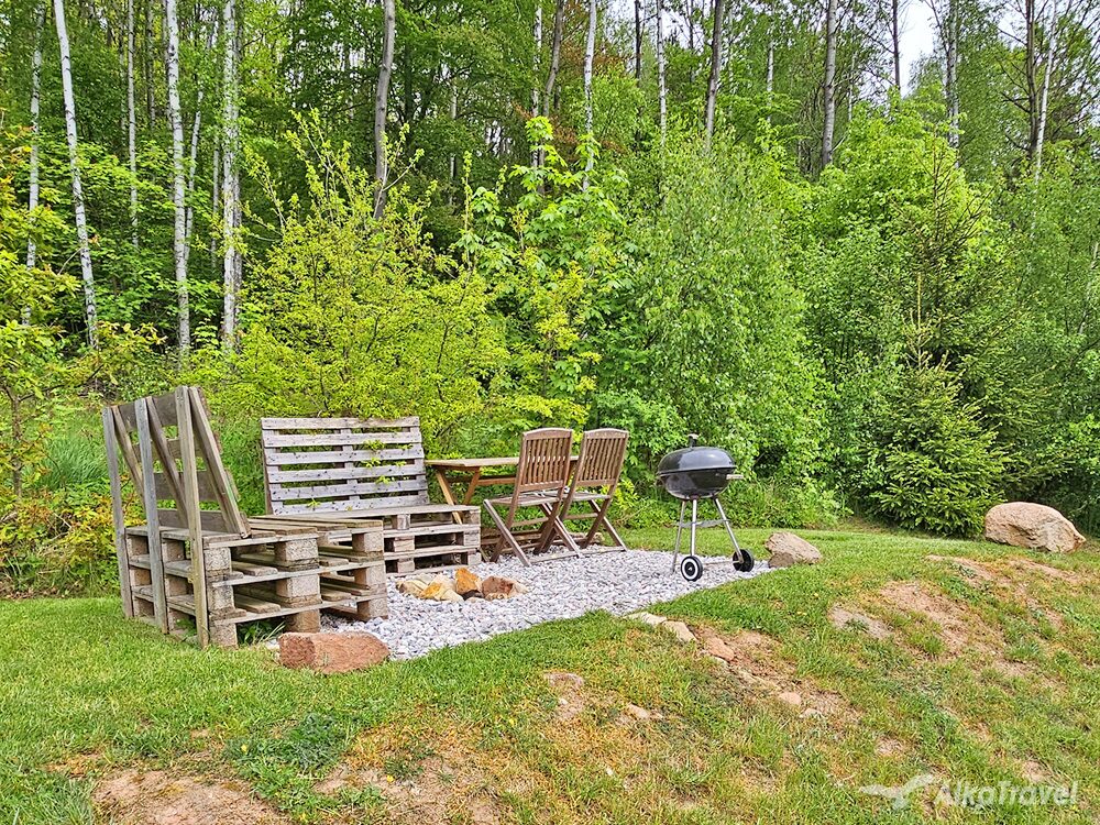 Chata Chata Lhota - s koupacím sudem k pronajmutí - ubytování Adršpach